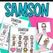 Samson Bible Bingo Game: Sunday School Activity (PDF Download) - Etsy