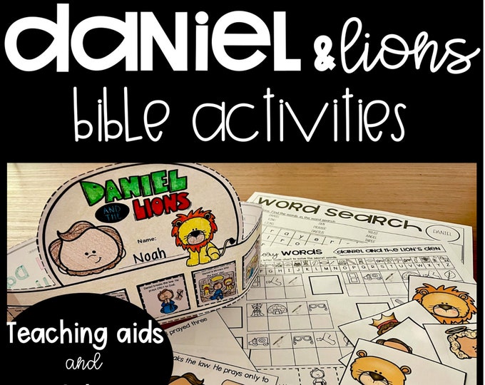 Daniel and the Lions Den Bible Story, Daniel and the Lions Den ...