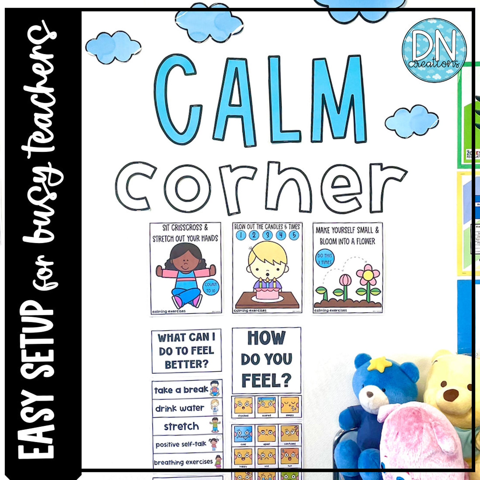 Classroom Calm Corner Kit: SEL Calming Strategies (PDF Download) - Etsy