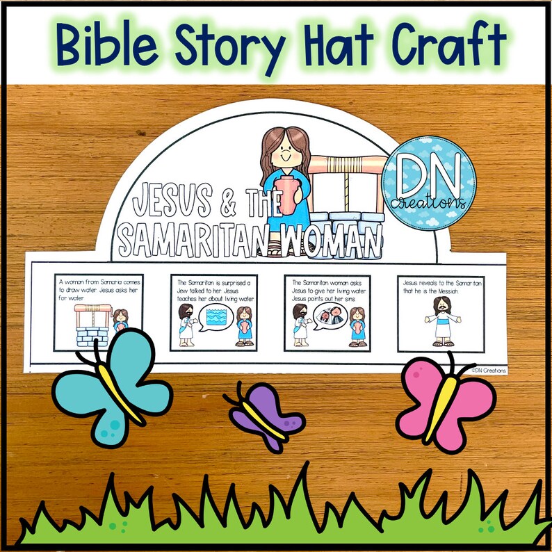 Jesus and the Samaritan Woman Bible Study Activities (PDF Printable) - Etsy