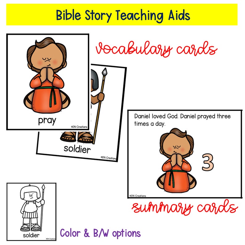 Daniel and the Lions Bible Printables L Daniel in the Lions Den Bible ...