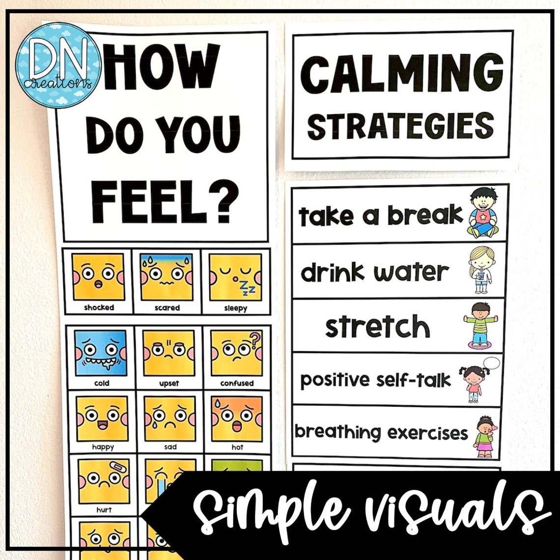 Classroom Calm Corner Kit: SEL Calming Strategies (PDF Download) - Etsy