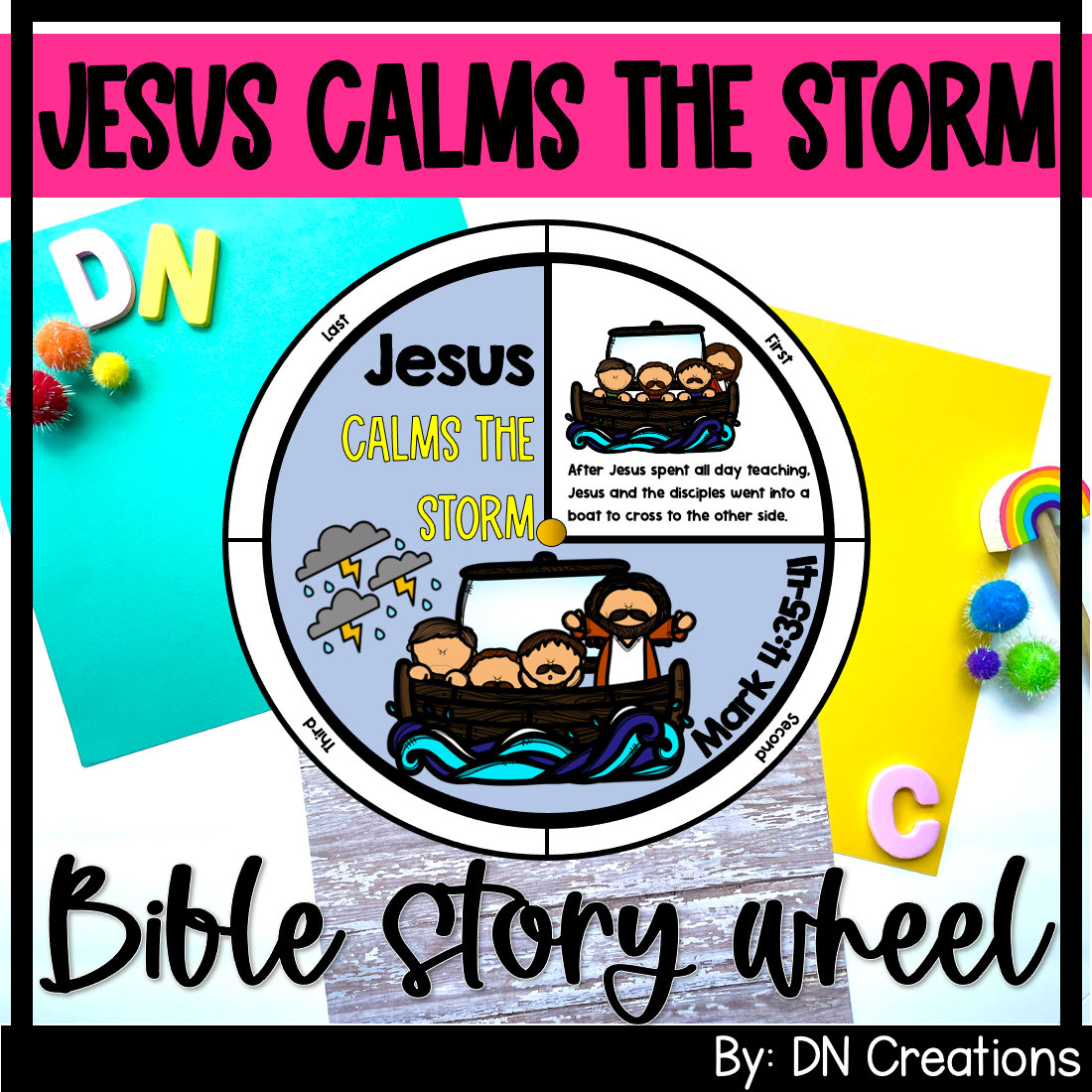 Bible Story Wheel Bundle 1 | Bible Crafts Bundle | Bible Activities ...