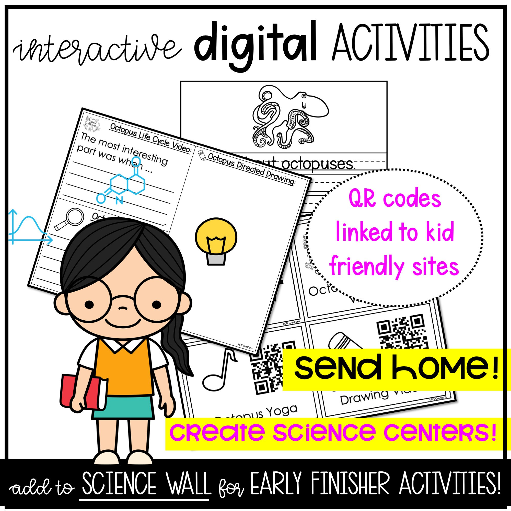 Octopus Life Cycle L Octopus Science Activities L Octopus Posters L ...