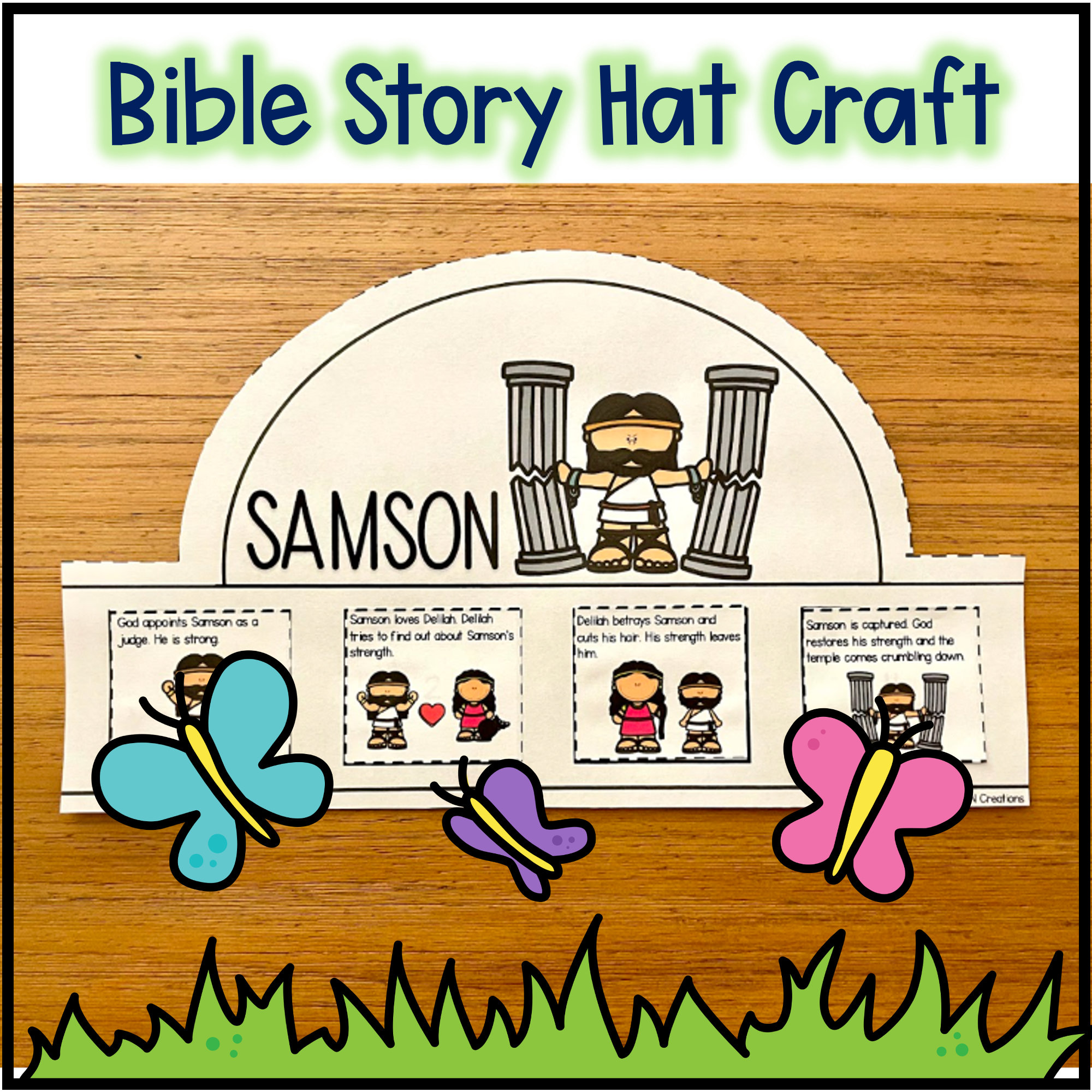 Samson Bible Study: Kids Sunday School Lessons (PDF Download) - Etsy