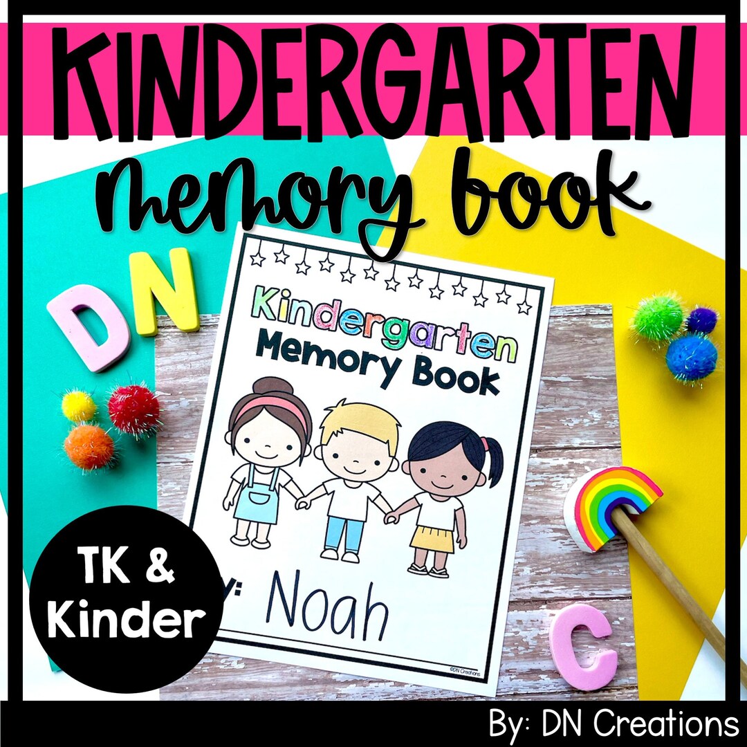 Kindergarten Memory Book: End of Year Keepsake (PDF Download) - Etsy