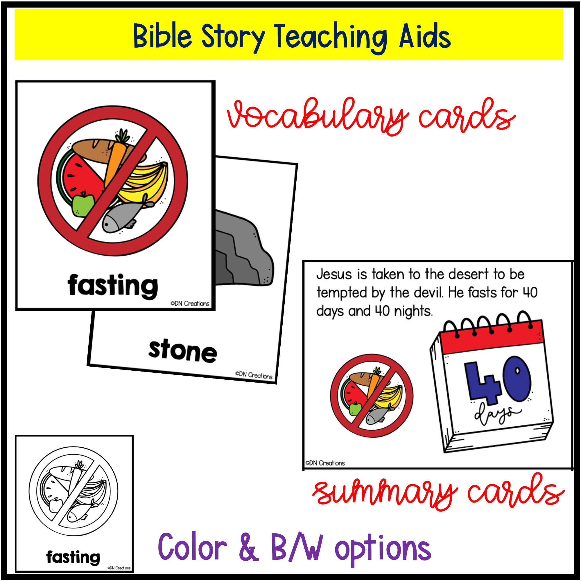 Jesus Tempted in Desert Bible Activities: Homeschool & Sunday School ...
