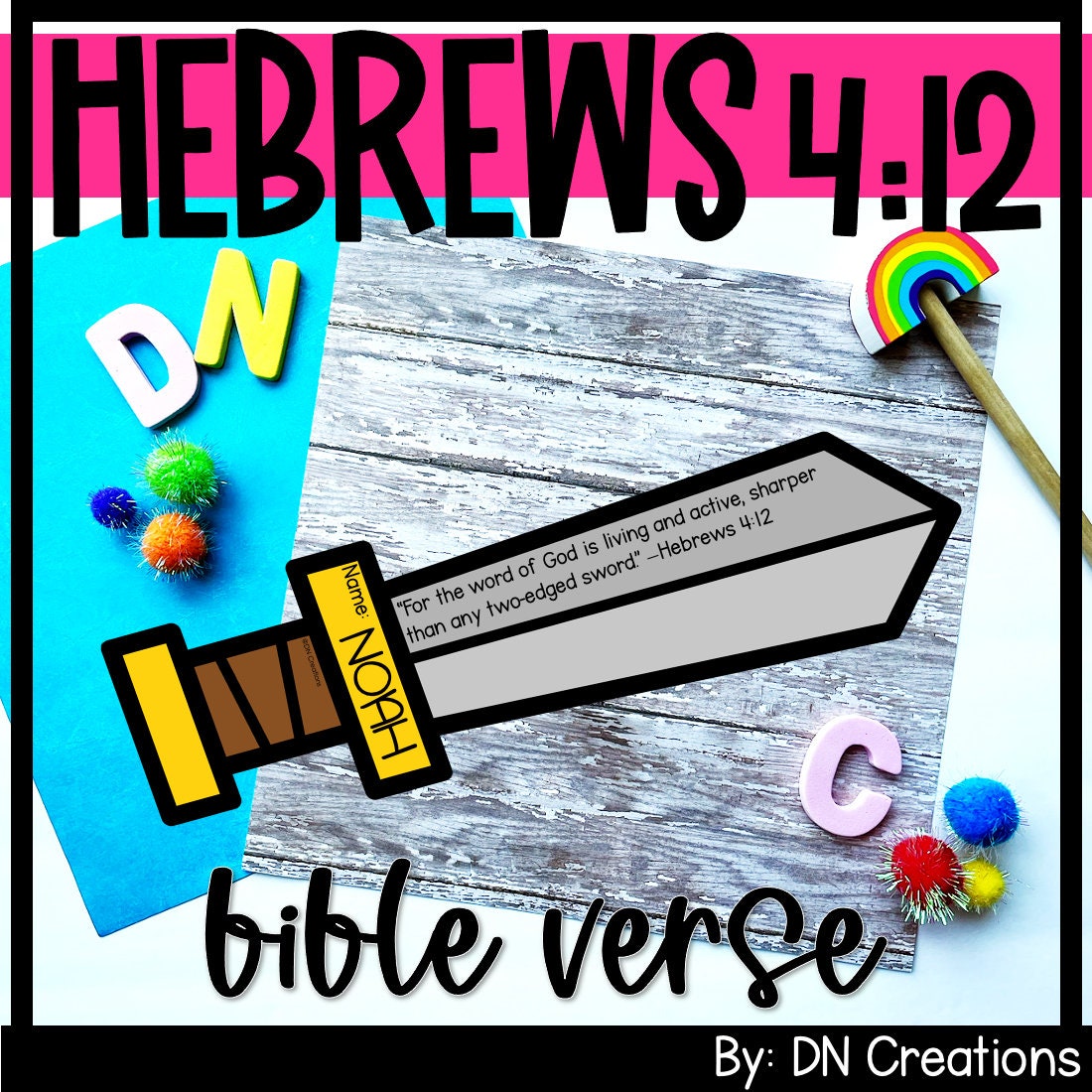Bible Craft Set 5 | Easy Sunday School Bible Craft Printables | Word of ...