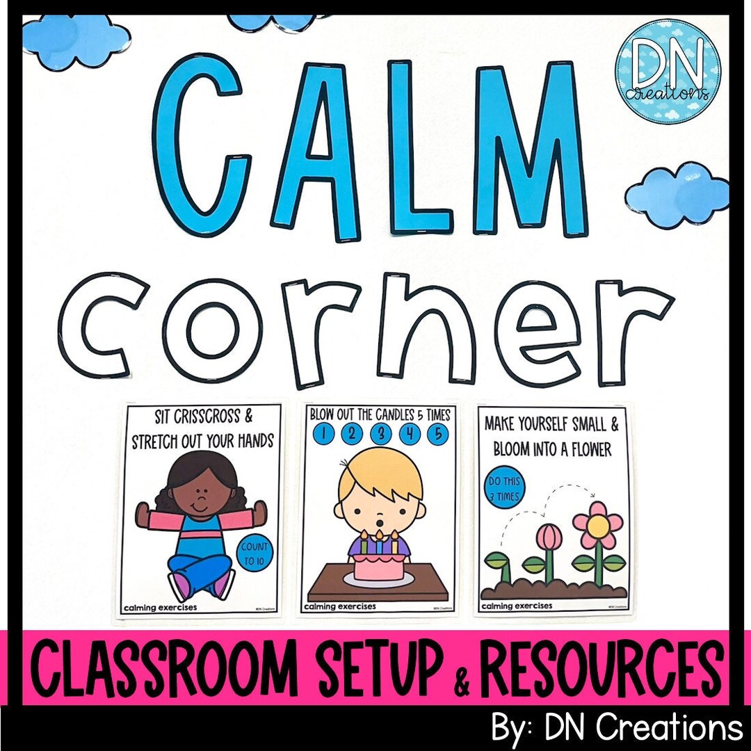 Classroom Calm Corner Kit: SEL Calming Strategies (PDF Download) - Etsy