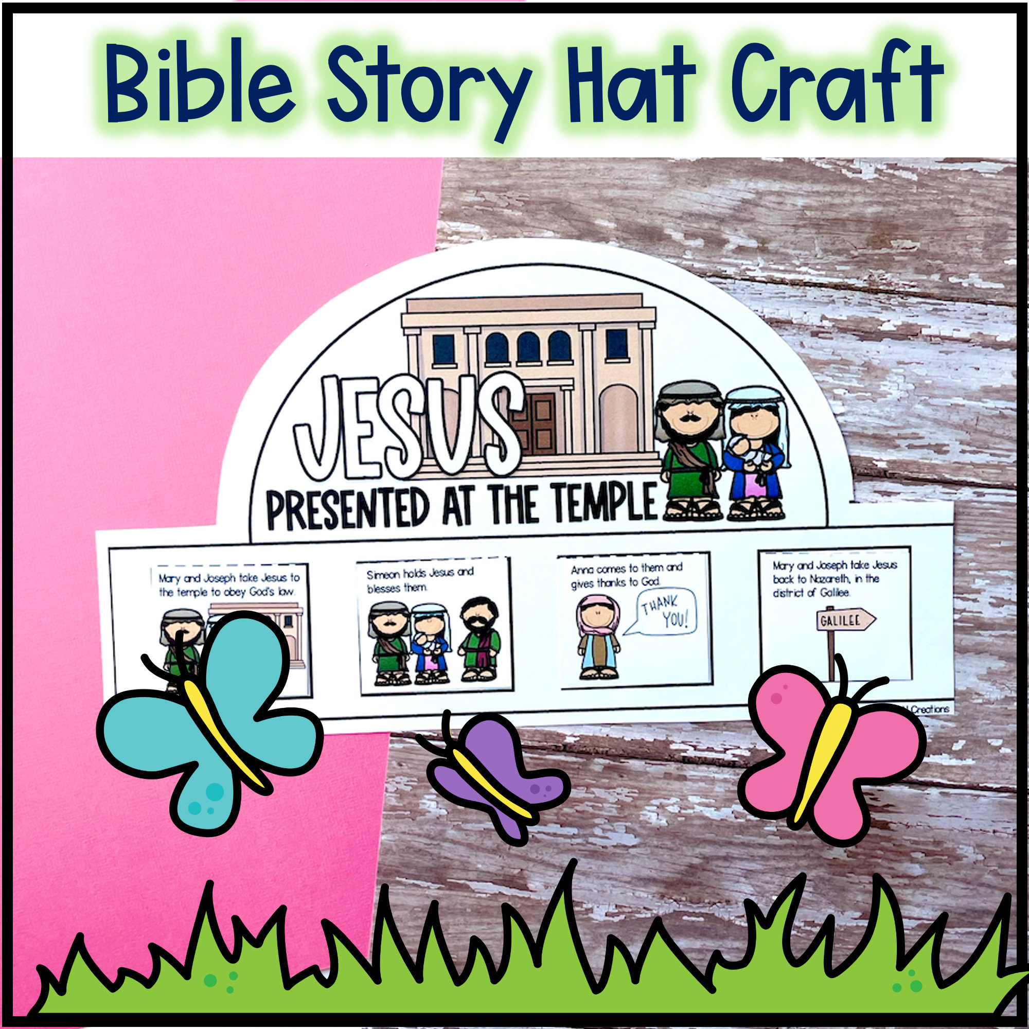 Jesus Presented in the Temple Bible Activities L Stories of Jesus Bible ...
