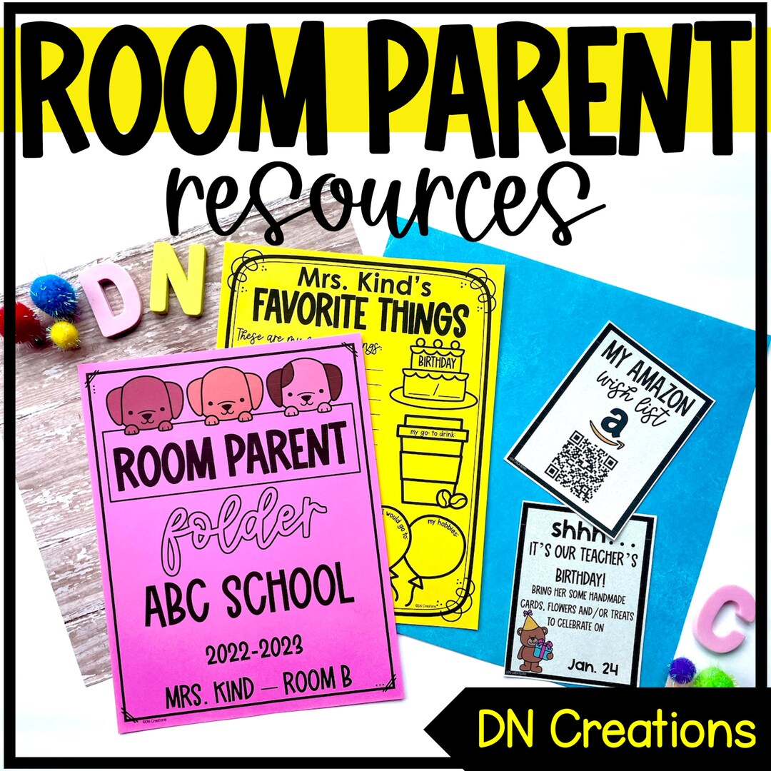 Room Parent Resources: Editable PTA Handouts (PDF & Powerpoint) - Etsy