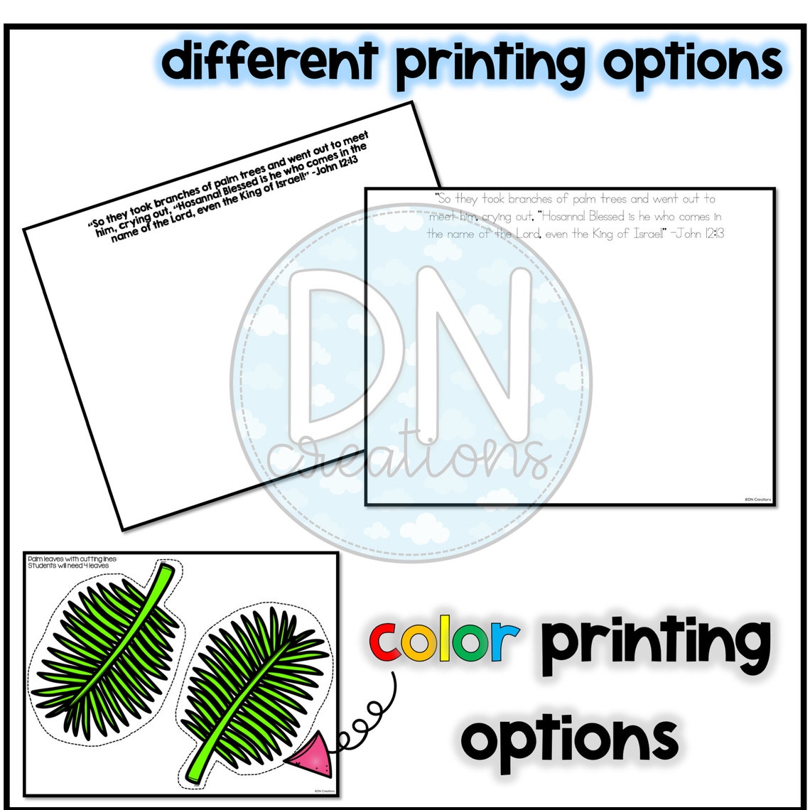 John 12:13 Bible Memory Verse Craft | Palm Sunday Craft | Jesus on a ...