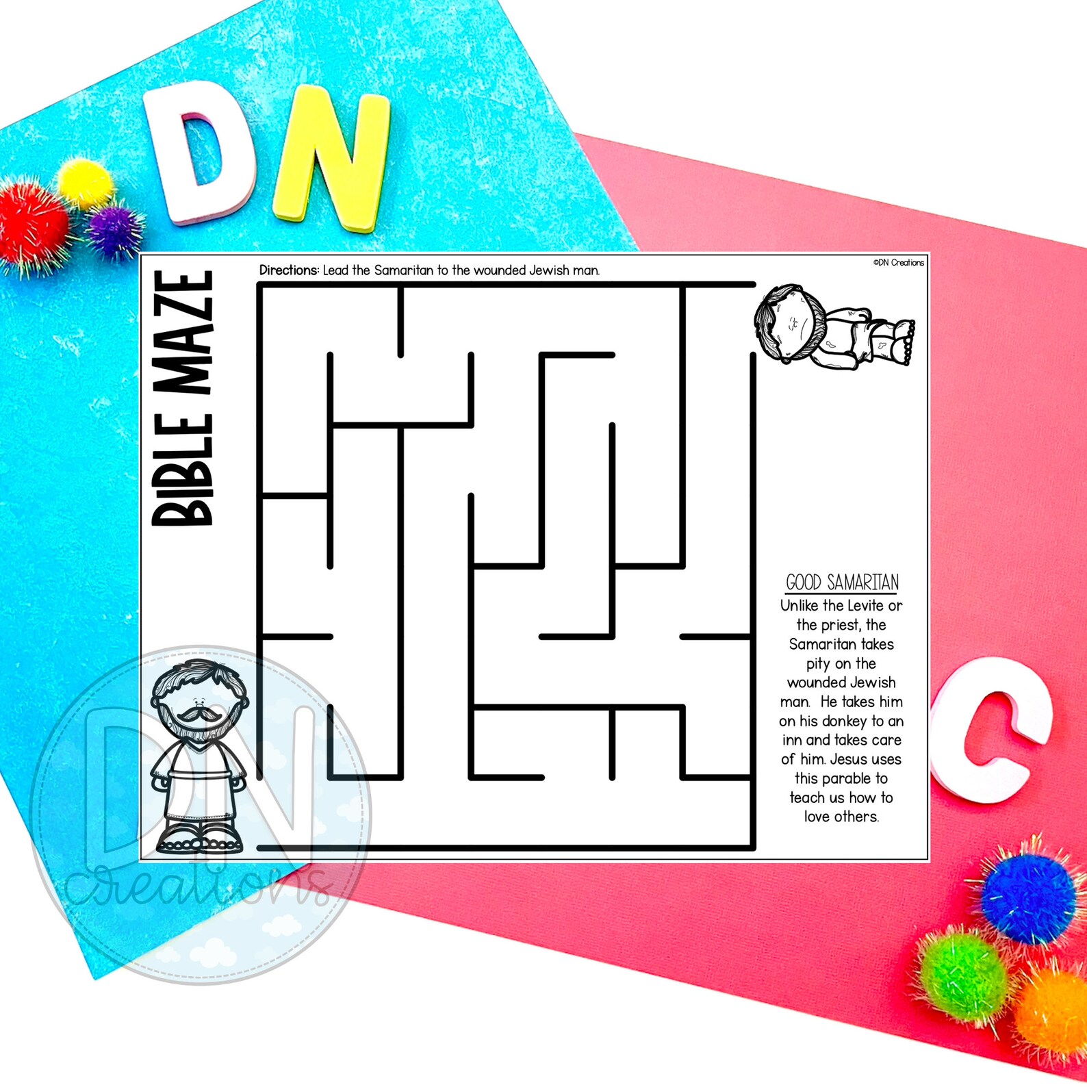 The Good Samaritan Bible Printables L Good Samaritan Bible Study for ...