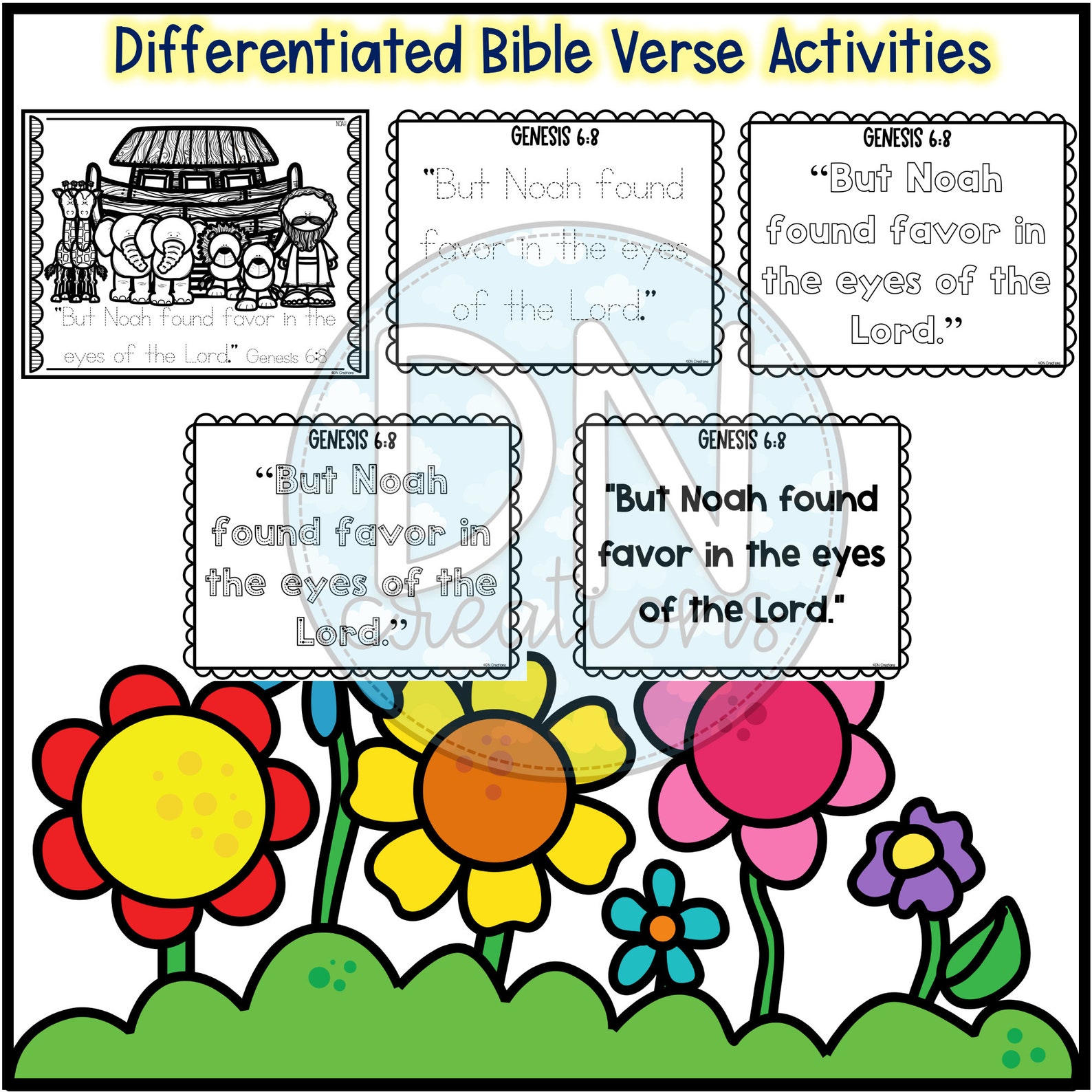 Noah Bible Activity L Noah's Ark Bible Study Lessons and Activities for ...
