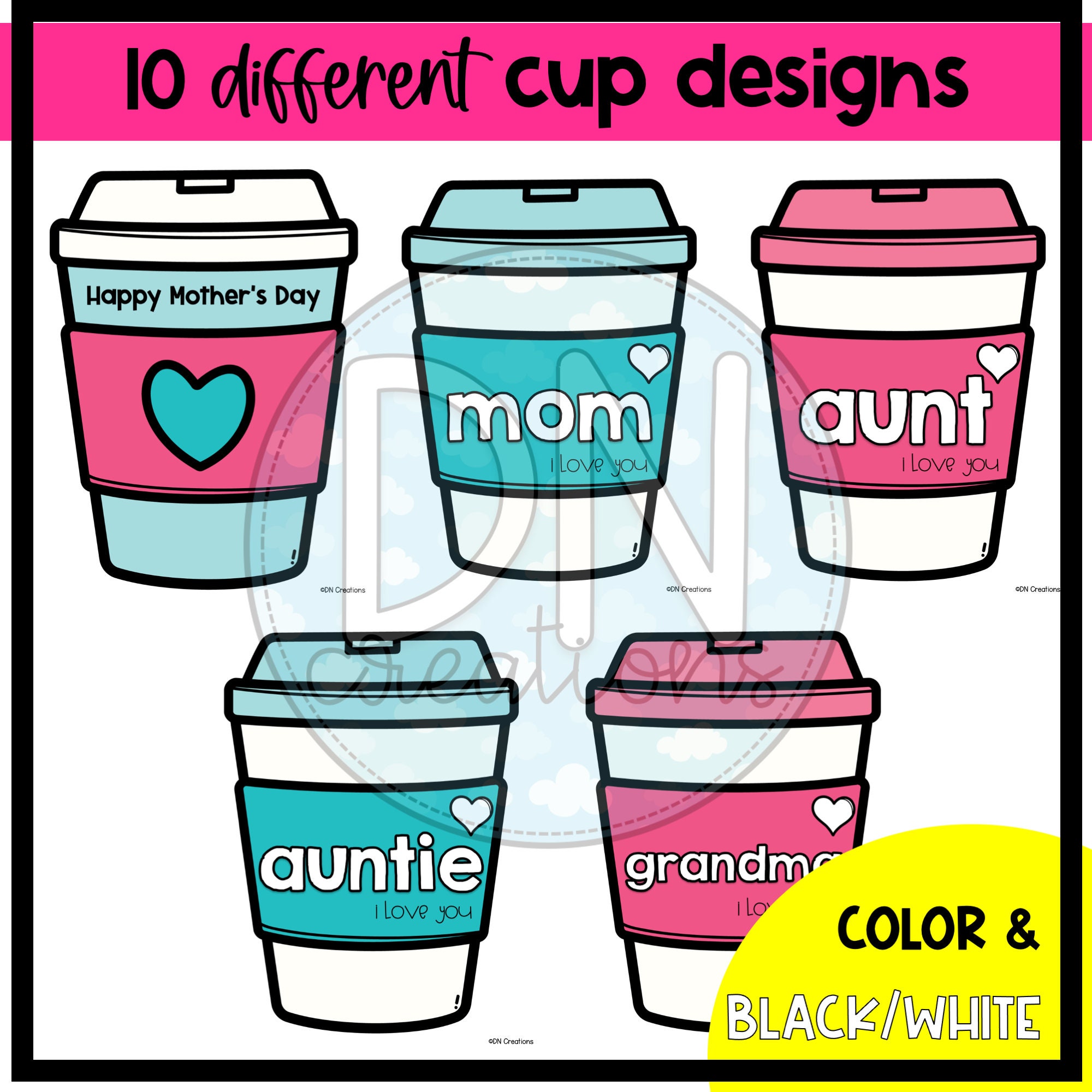 Mother's Day Craft and Card L I Love You a Latte Craft L Valentine for ...