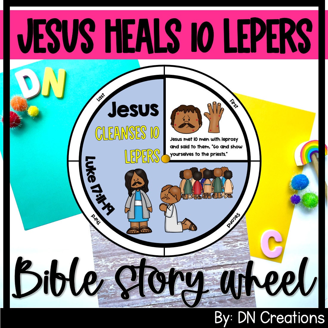 Bible Story Wheel Bundle 1 | Bible Crafts Bundle | Bible Activities ...