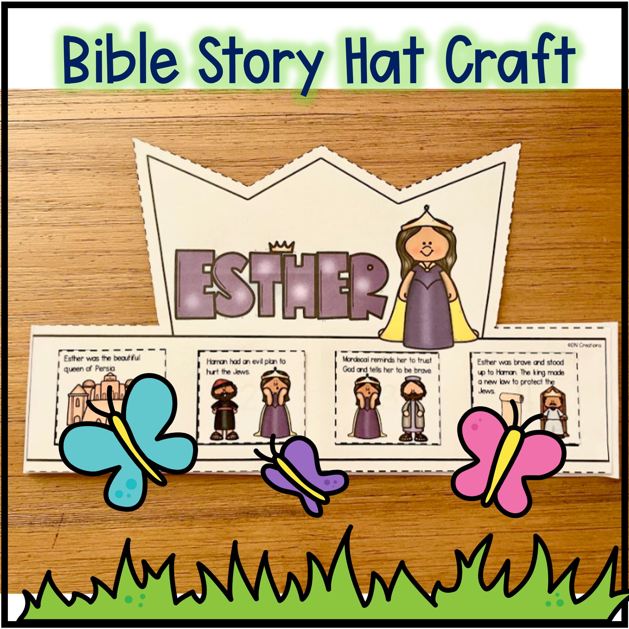Queen Esther Bible Study: Kids Worksheets & Lessons (PDF Download) - Etsy