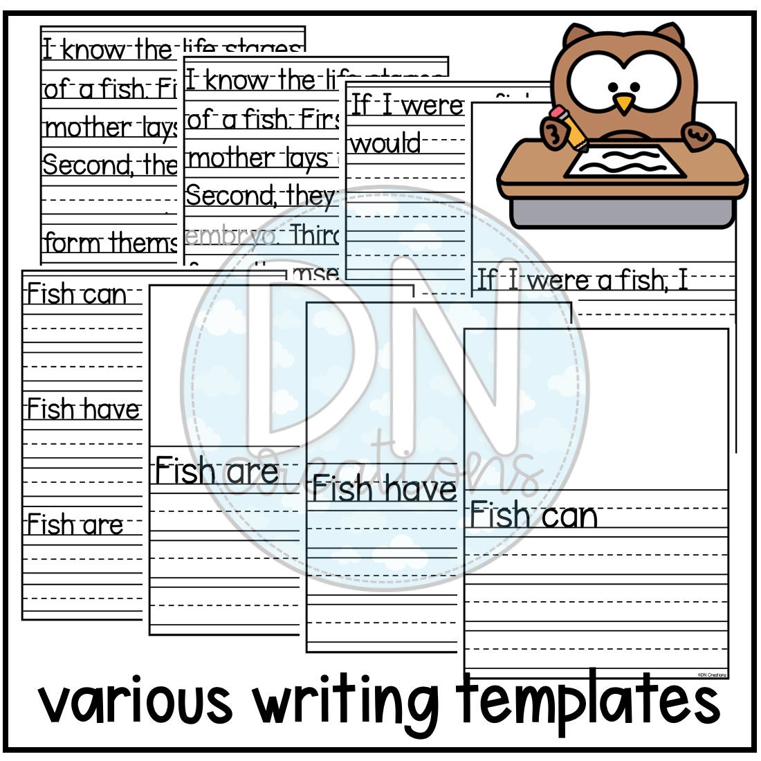 Fish Life Cycle Craft L Fish Science Craft L Fish Craft for Preschool ...