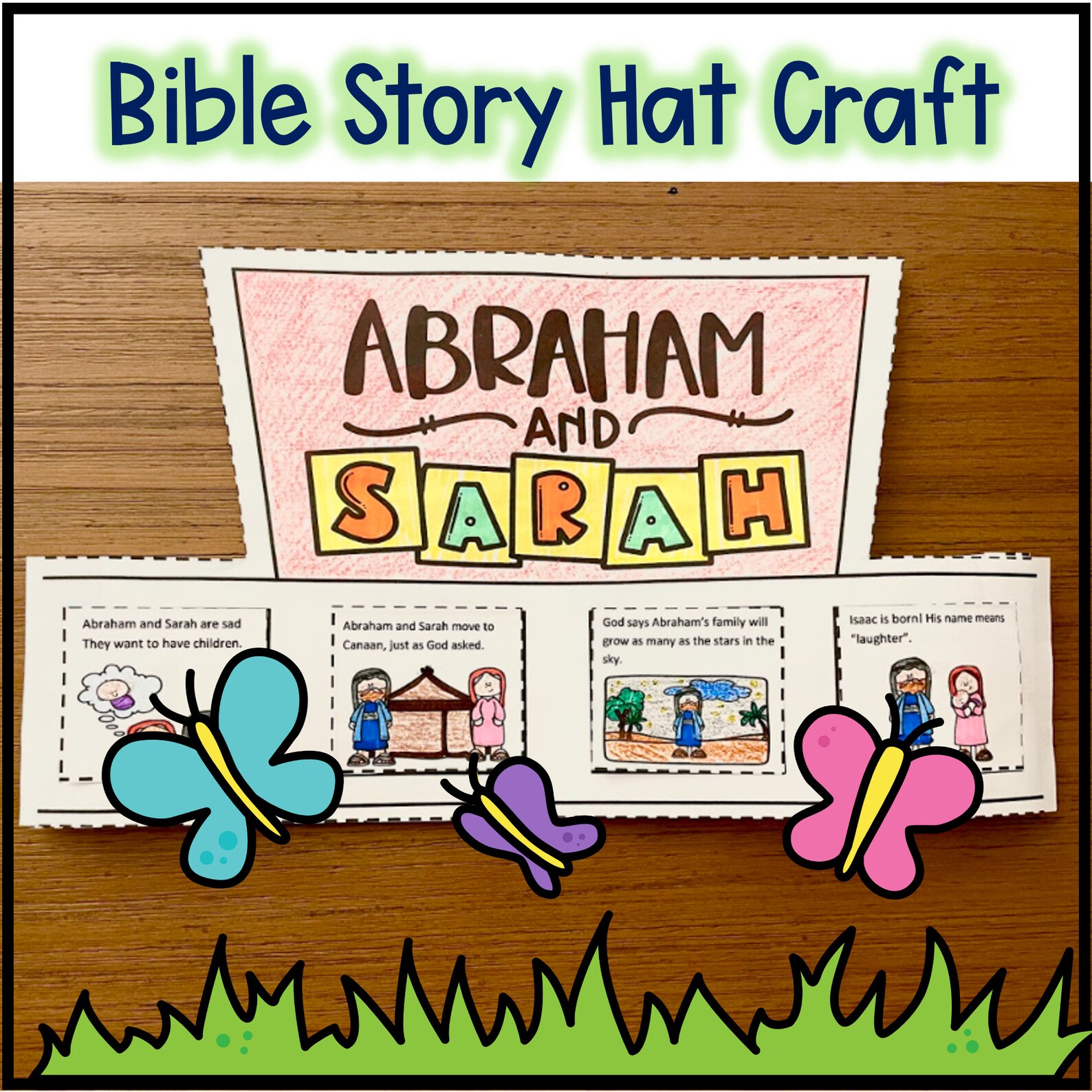 Abraham and Sarah Bible Story Activities: Homeschool Sunday School (PDF ...