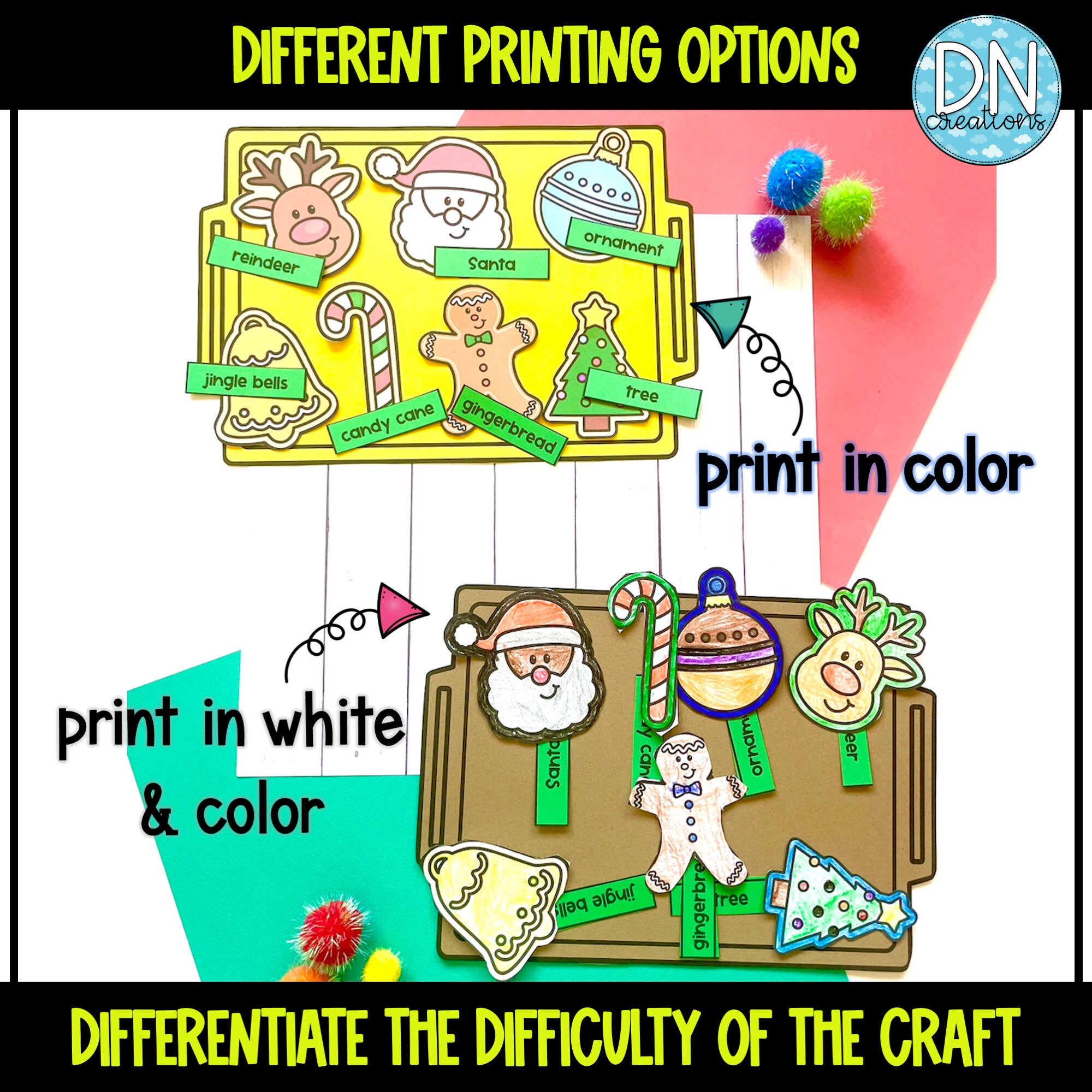 Christmas Cookies Craft L Christmas Crafts L Simple Christmas Paper ...