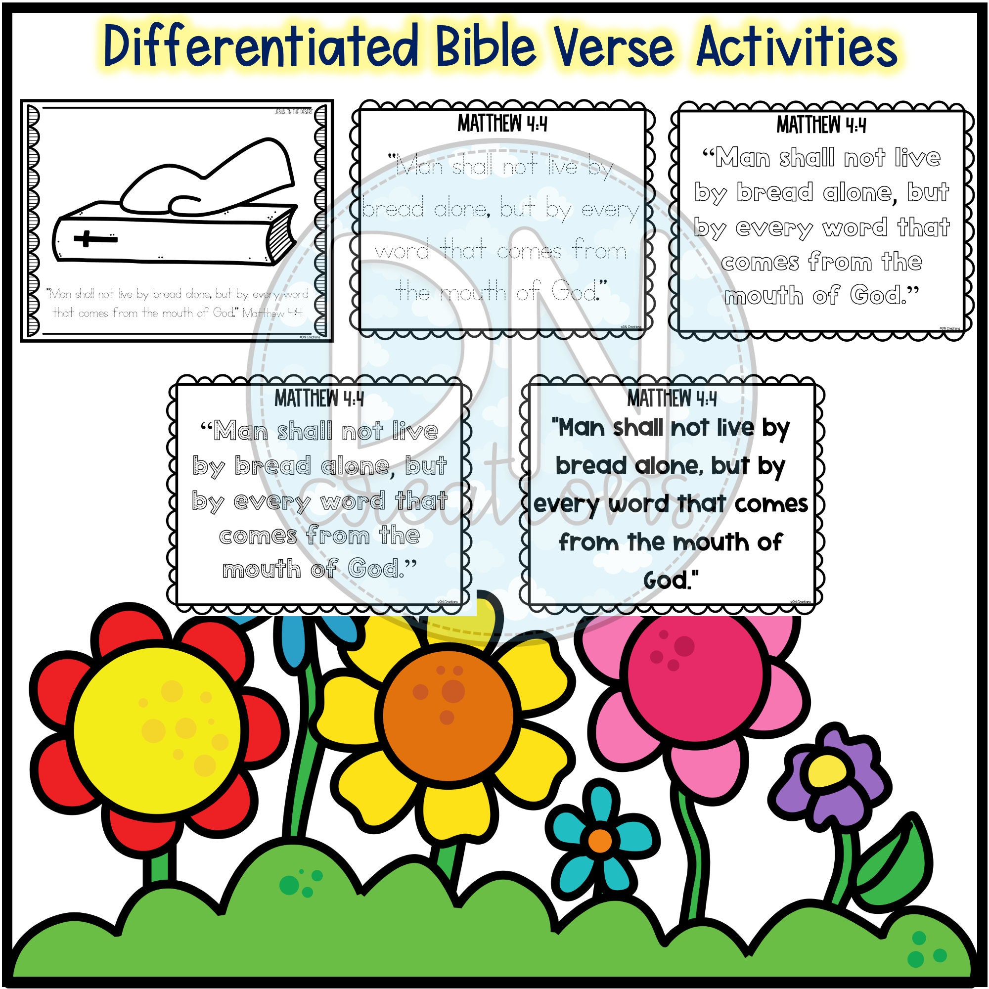 Jesus Tempted in Desert Bible Activities: Homeschool & Sunday School ...
