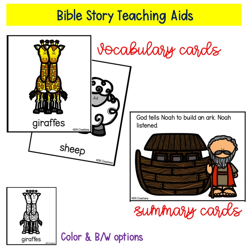 Noah Bible Activity L Noah's Ark Bible Study Lessons and Activities for ...