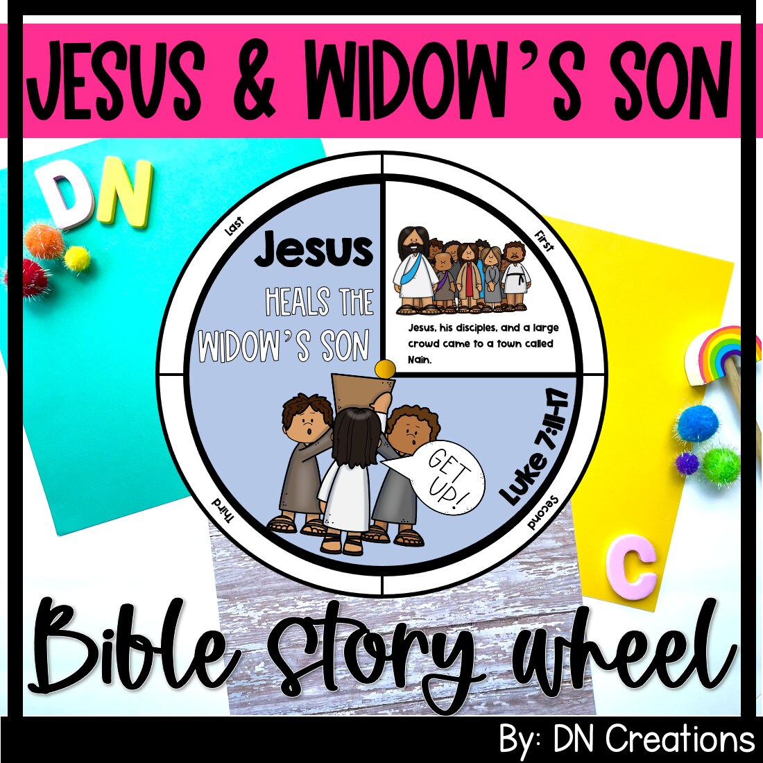 Bible Story Wheel Bundle 2 Bible Crafts Bundle Bible Activities Bundle ...