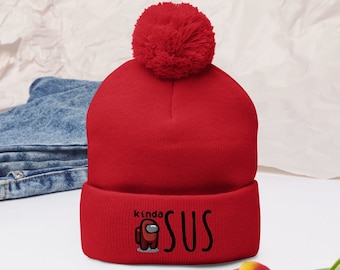 Embroidered Among Us Hat - Etsy