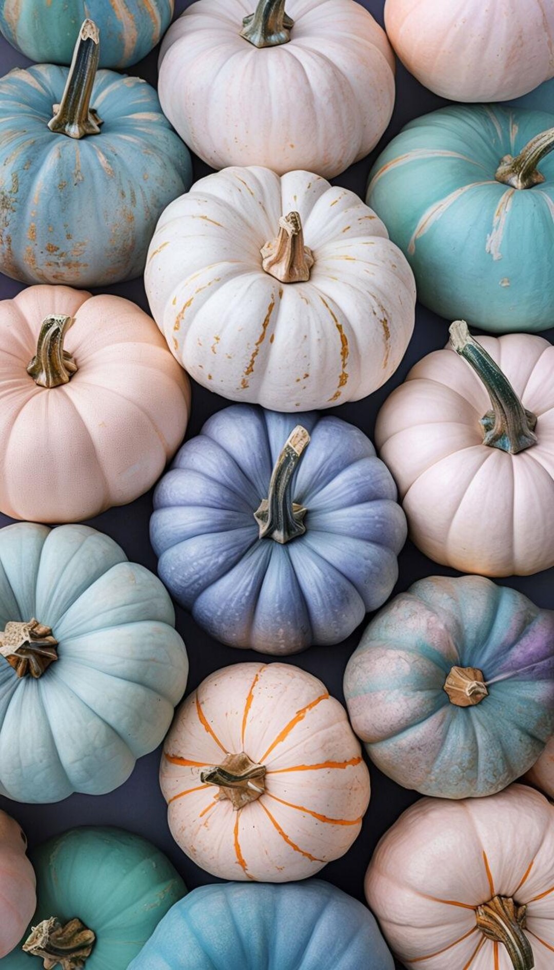 Pastel Pumpkin Phone Wallpaper | Autumn Neutrals (digital Download) - Etsy