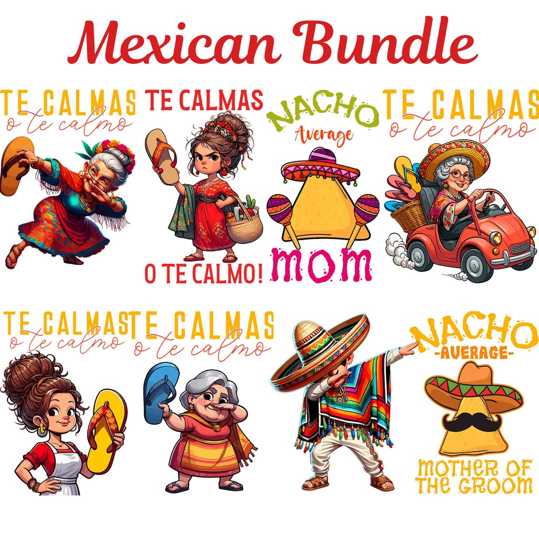 Mexico Png Bundle, Mexican Independence Day, Mexico Pride Png, Mexican ...