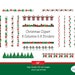 Christmas Borders Clipart, Page Dividers, Columns (digital Download) - Etsy