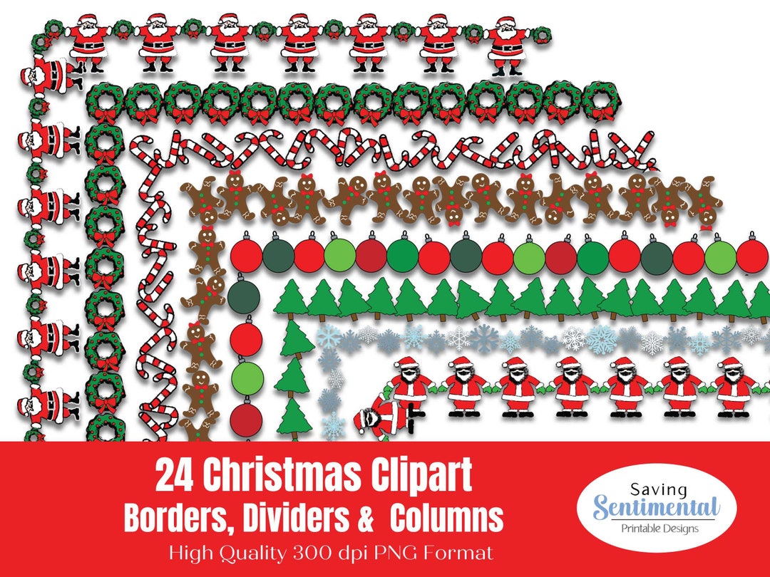 Christmas Border Clipart With Winter Clipart, Christmas Clipart and ...
