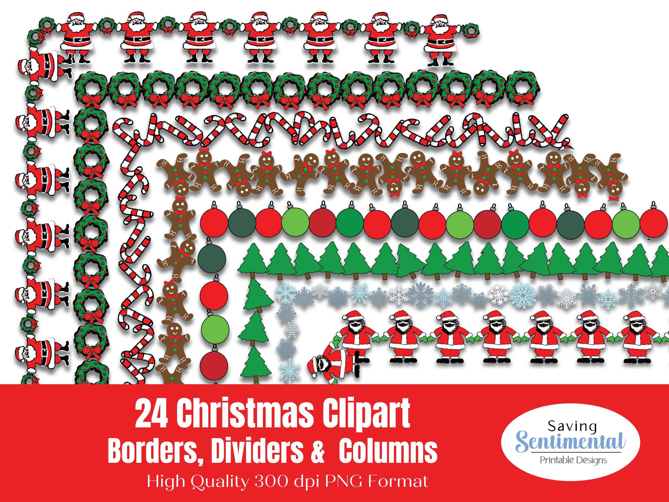 Christmas Border Clipart With Winter Clipart, Christmas Clipart and ...