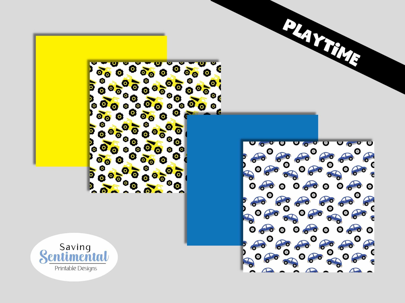 Cars Digital Paper, Toys Clipart, With Teddy Bear Clipart Car Clipart ...