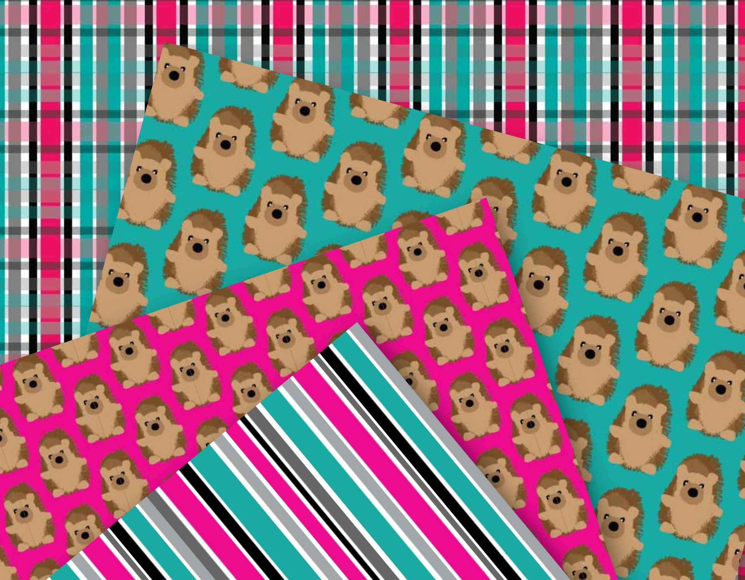Dog Papers, Dog Clipart, Puppy Clipart and Plaid Digital Paper to Use ...