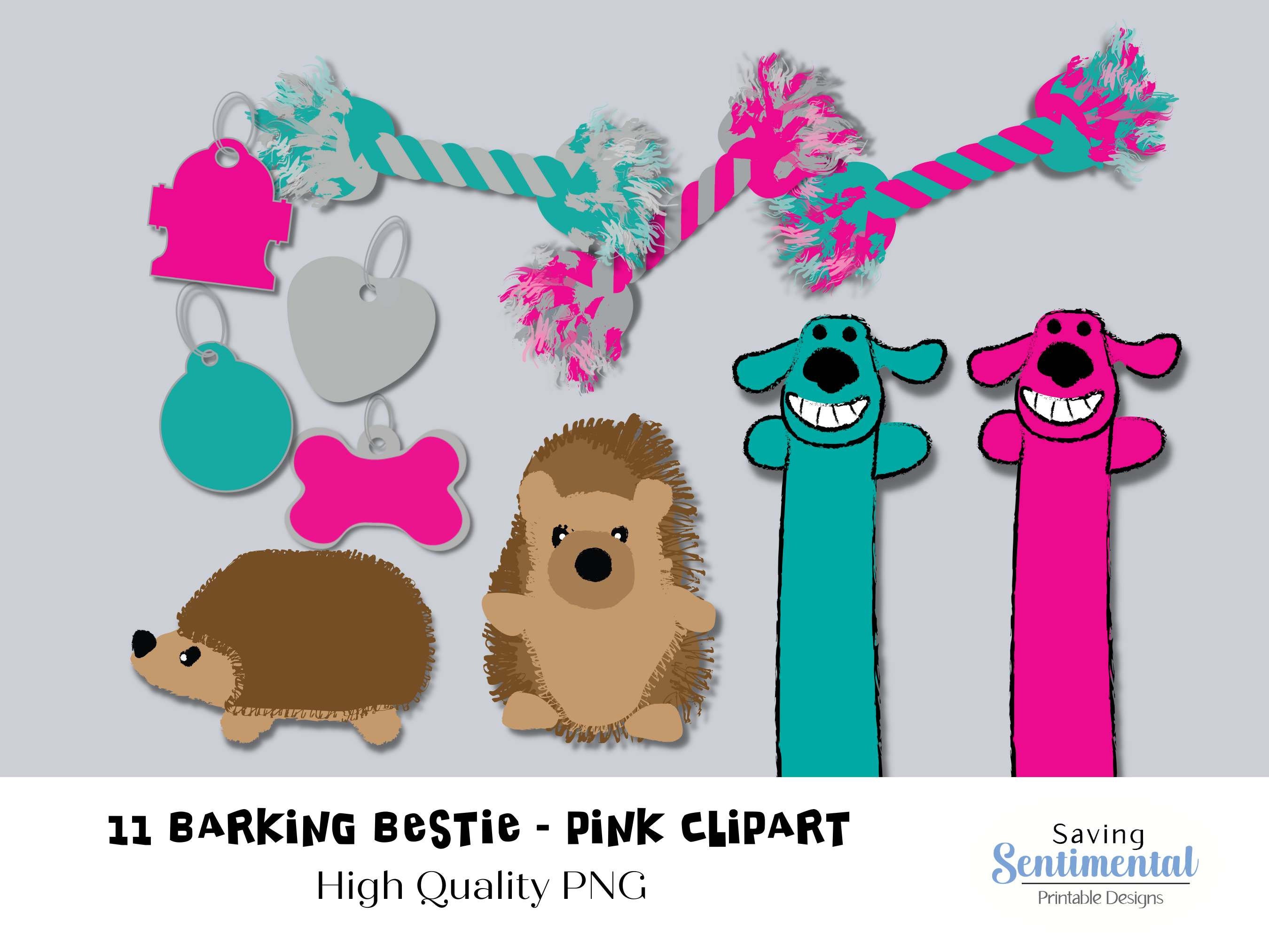 Dog Papers, Dog Clipart, Puppy Clipart and Plaid Digital Paper to Use ...