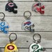 Football Sports Keychains - Etsy