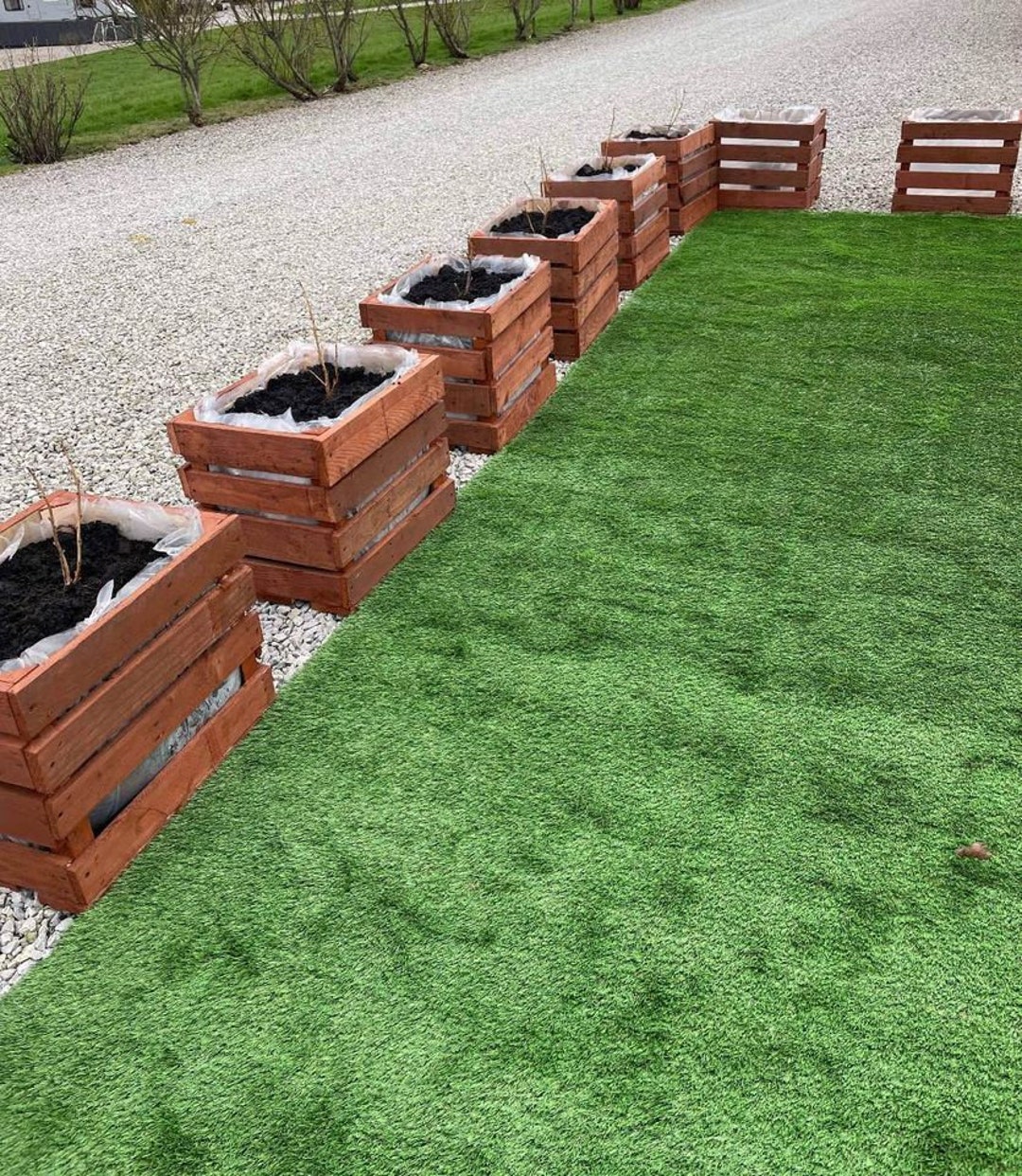 Rustic Garden Planters Made From Reclaimed UK Wood - Etsy