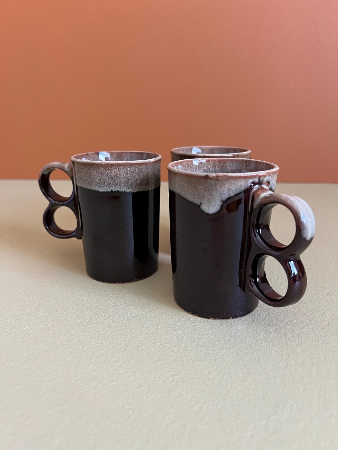 1970s Adaptive Two-finger-hold Japanese Edward Mugs, Sold Individually ...