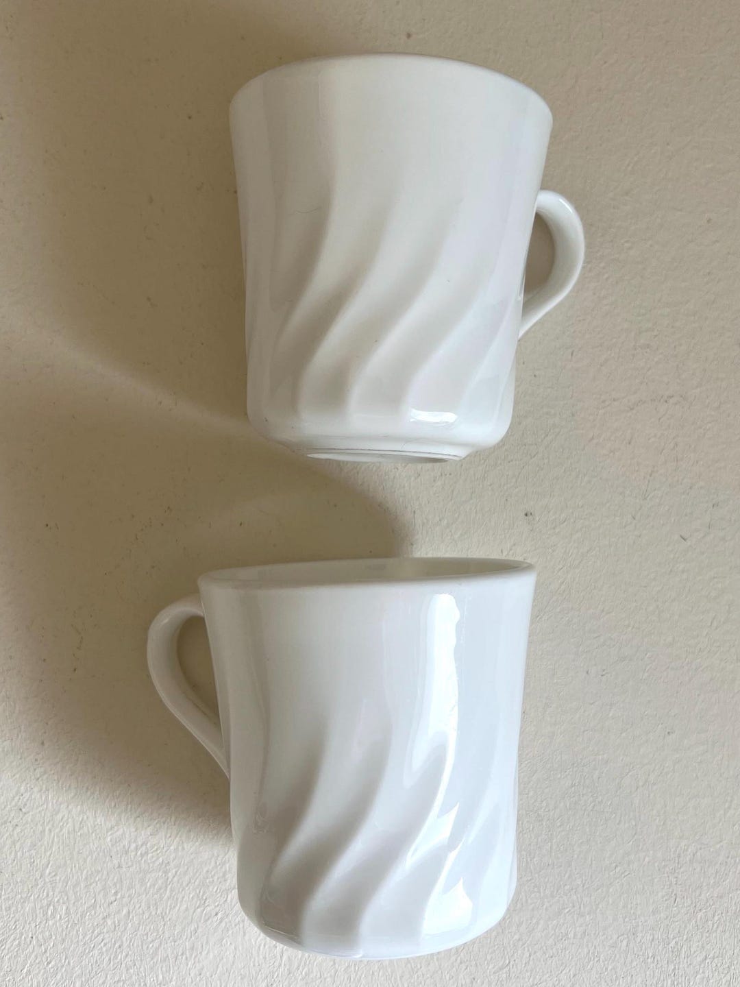 1990s Twisted Corning Coffee Mugs in Eggshell, Sold Individually - Etsy