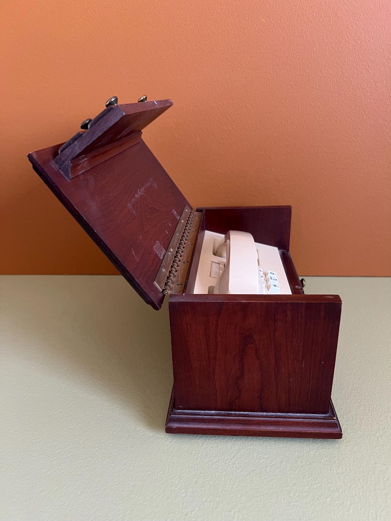 1984 Western Electric Executive Stowaway Push Dial Telephone With ...
