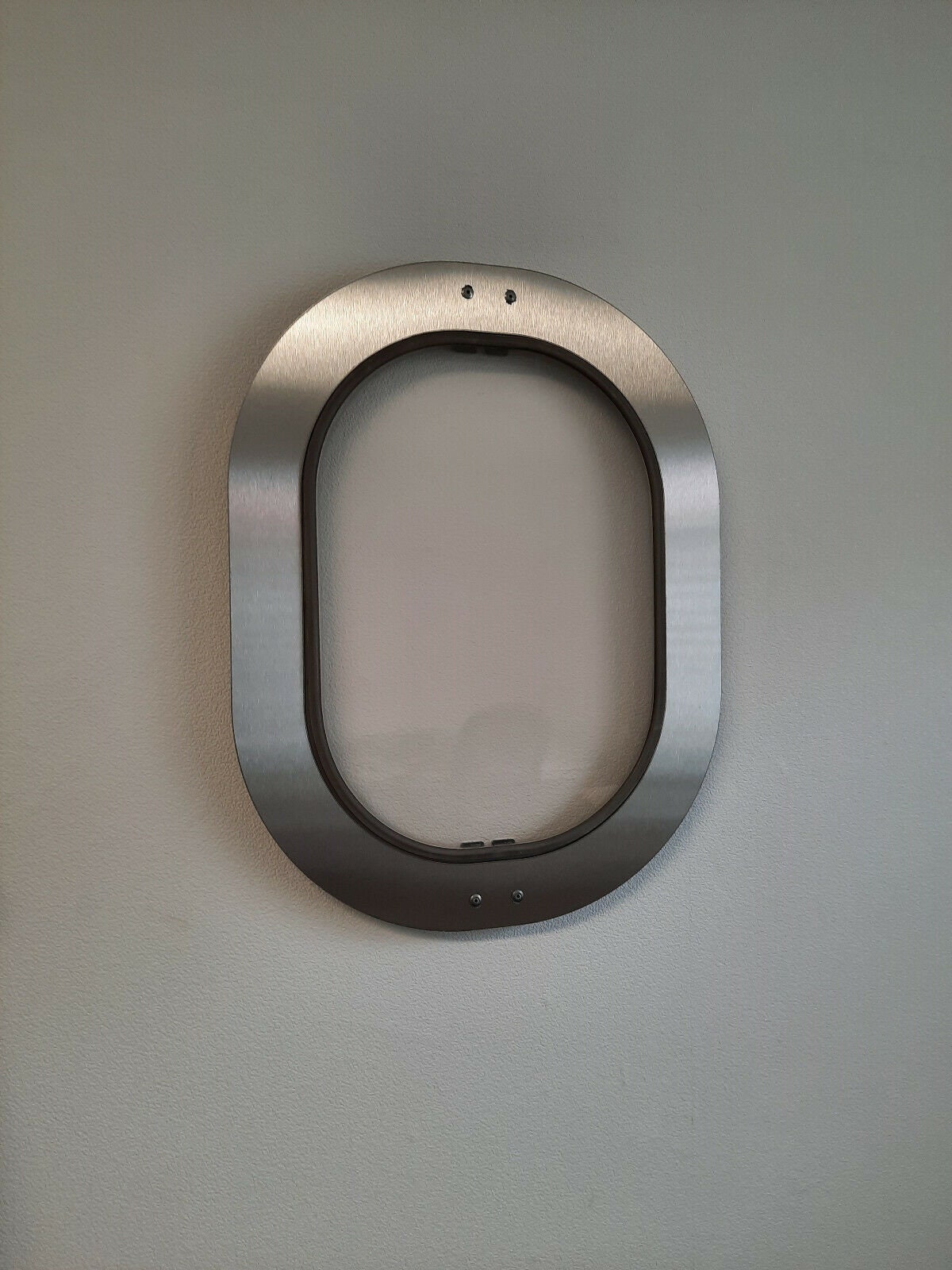 Original Airbus A340 Window in Stainless Steel Frame Oval - Etsy UK