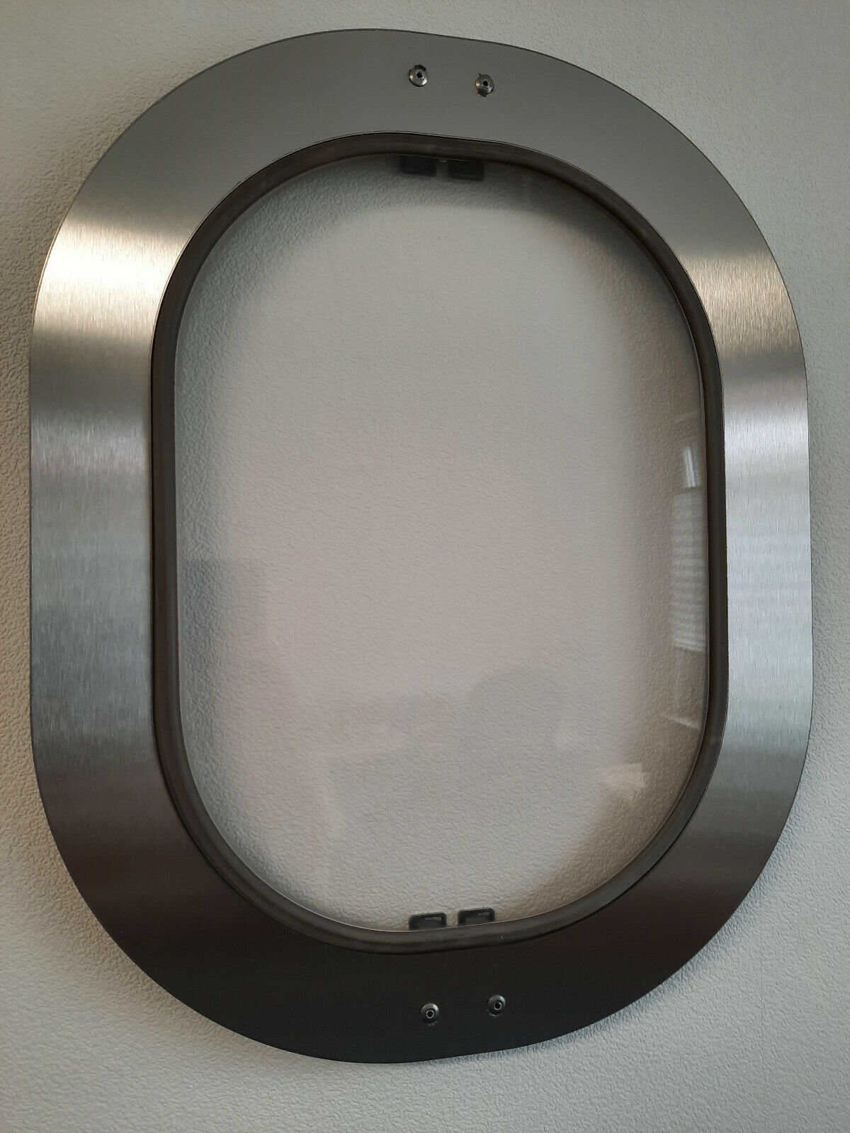 Original Airbus A340 Window in Stainless Steel Frame Oval - Etsy UK