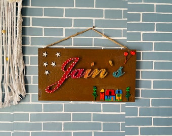 Wooden Name String Art - Etsy