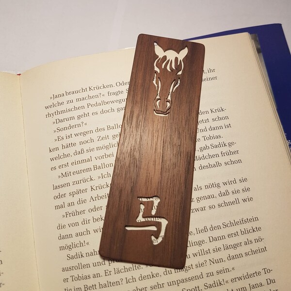 Thin Wood Bookmark - Etsy
