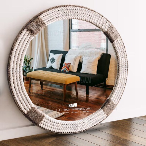 Rope Mirror - Etsy
