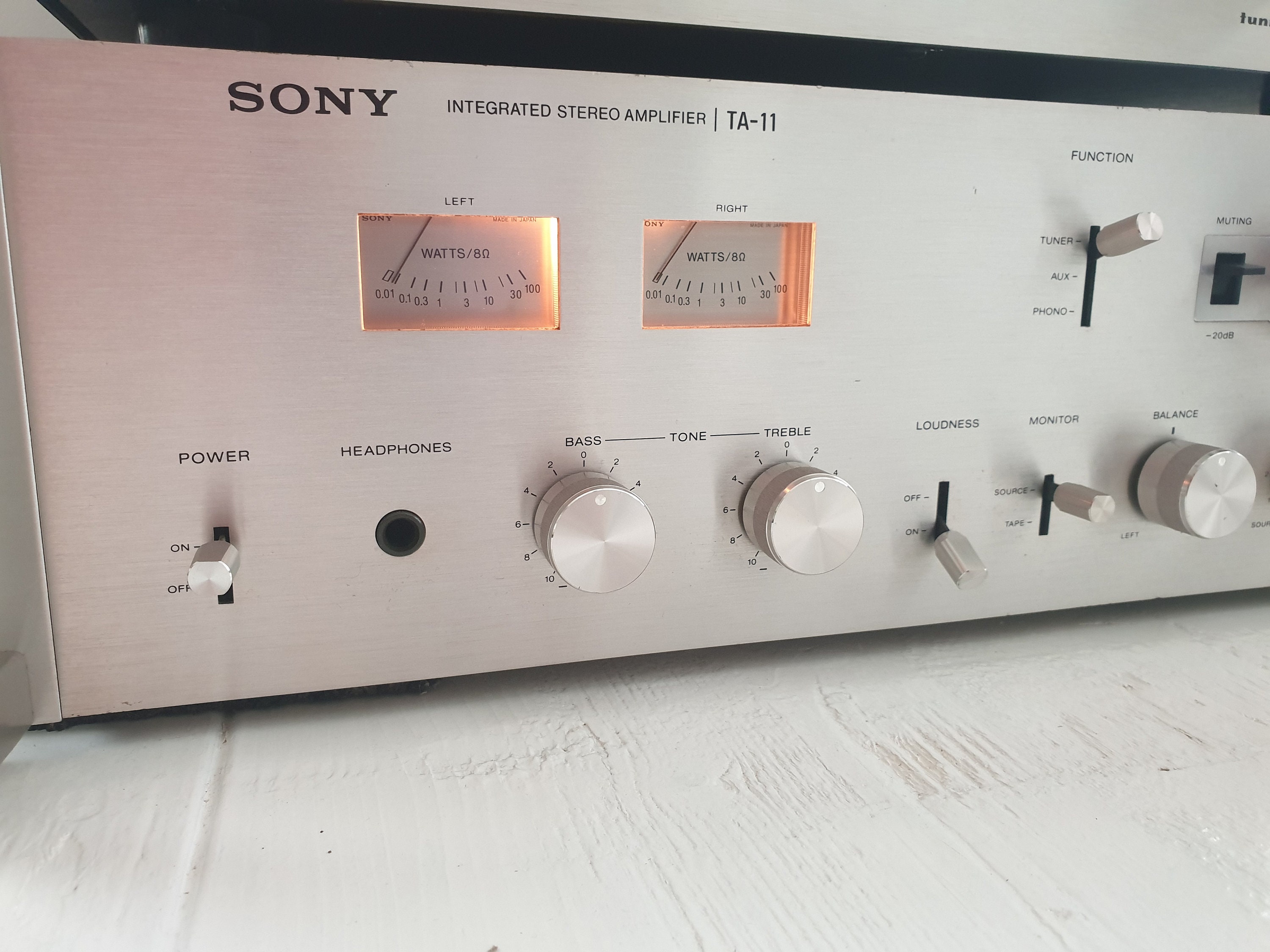 Sony TA 11 Integrated Stereo Amplifier. Very Good. Free WORLDWIDE ...