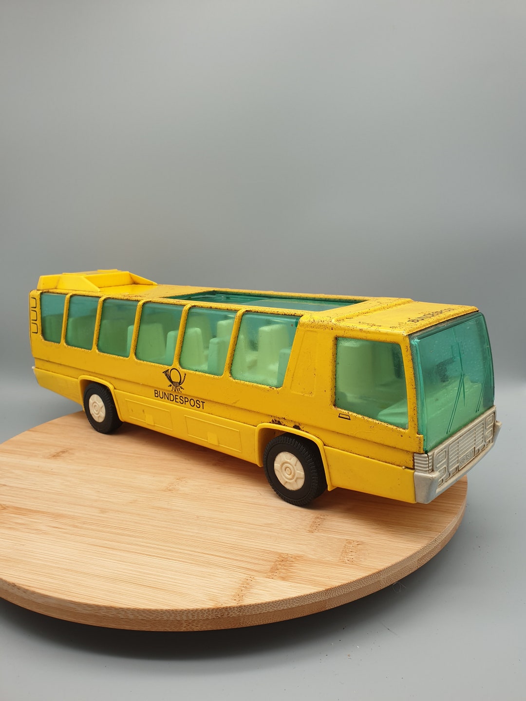 Tin Toy Bus Joustra Made in France 40 CM Long. Bundespost. WORLDWIDE SHIPPING. - Etsy