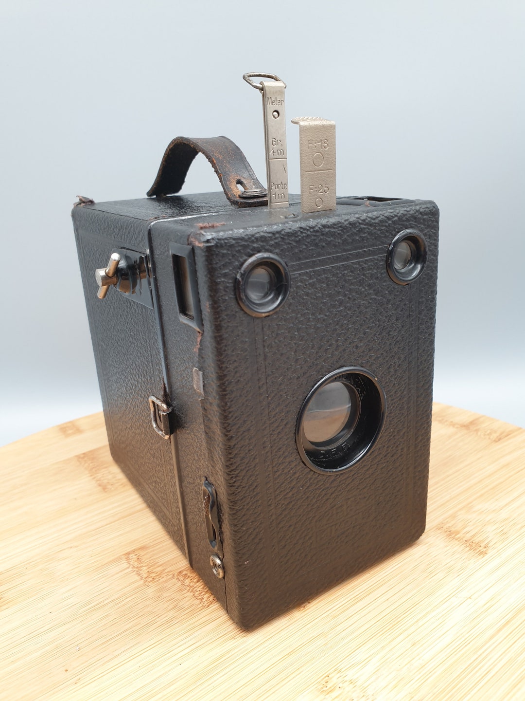 Zeiss Ikon Box Tengor 54/15. Box Camera Lens Goerz Frontar D.R.P ...