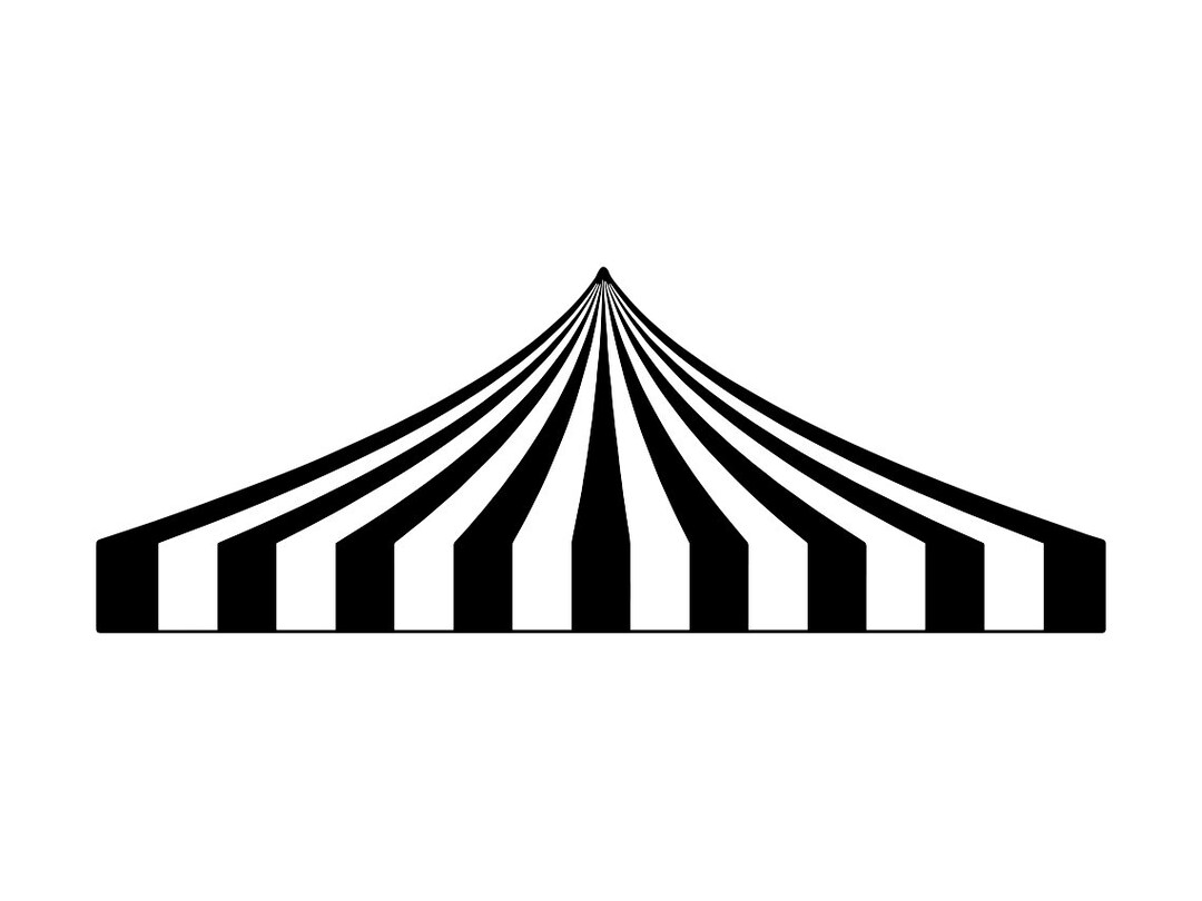 Circus Tent #6 SVG, Circus Tent Svg, Circus Tent Clipart, Circus Tent ...